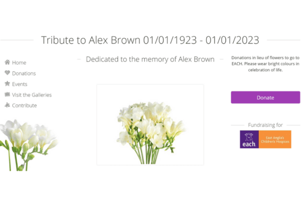 Funeral collections - East Anglia's Children's Hospices